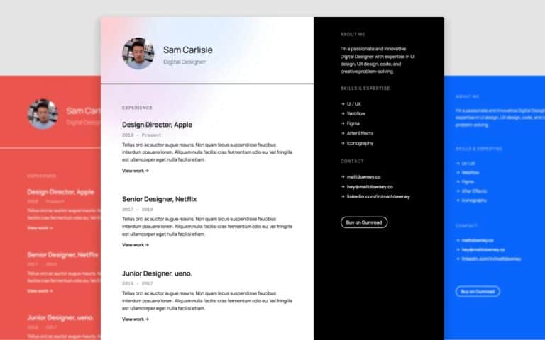 Best Notion Resume / CV Templates To Impress Employers