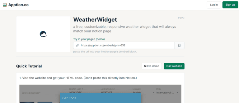 Best Notion Weather Widget for Planning Your Schedule