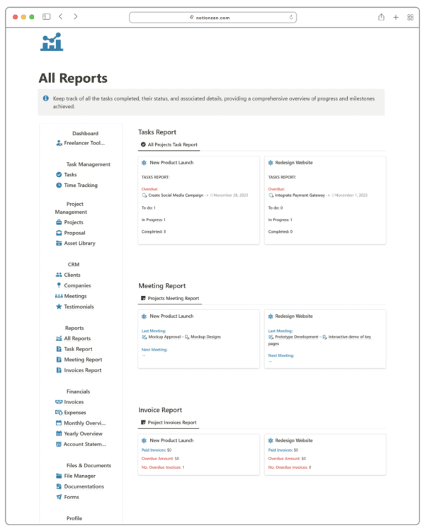Freelancer Toolkit - Plus - Notion Template