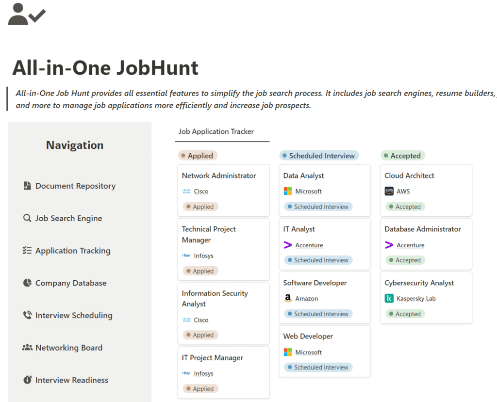 7+ Best Notion Job Search Templates To Help You Land Your Dream Job ...