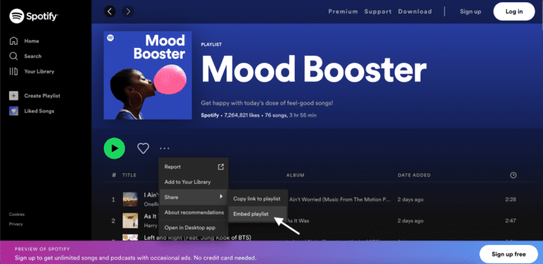 How To Add Spotify Playlist to Notion - notionzen