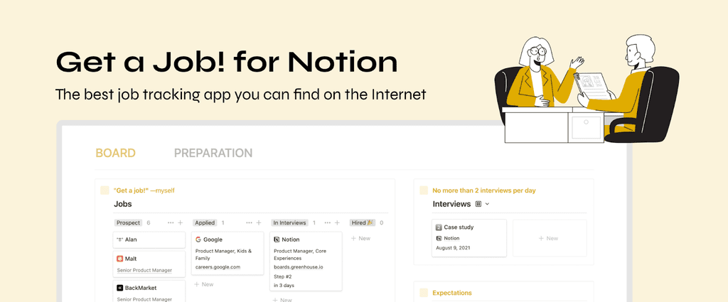 7+ Best Notion Job Search Templates To Help You Land Your Dream Job ...
