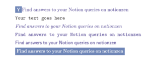 How To Change Font in Notion: Custom Font & Color - notionzen