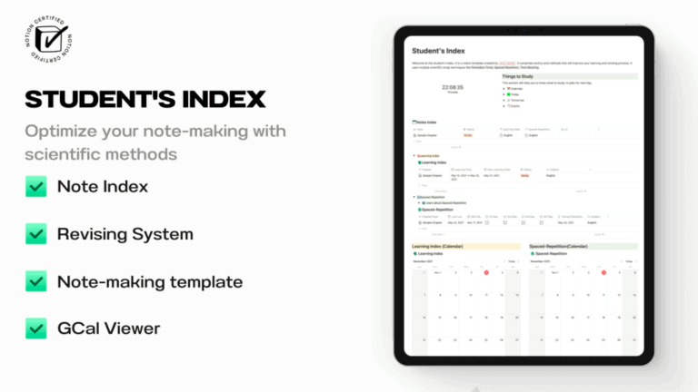 40+ Best Notion Templates For Students in 2024 [Mostly Free]