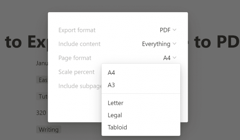 How To Export a Notion Page to PDF [Easy Way]