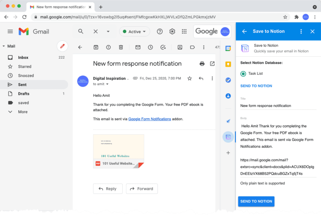 How To Show Emails In Notion Notionzen 0708