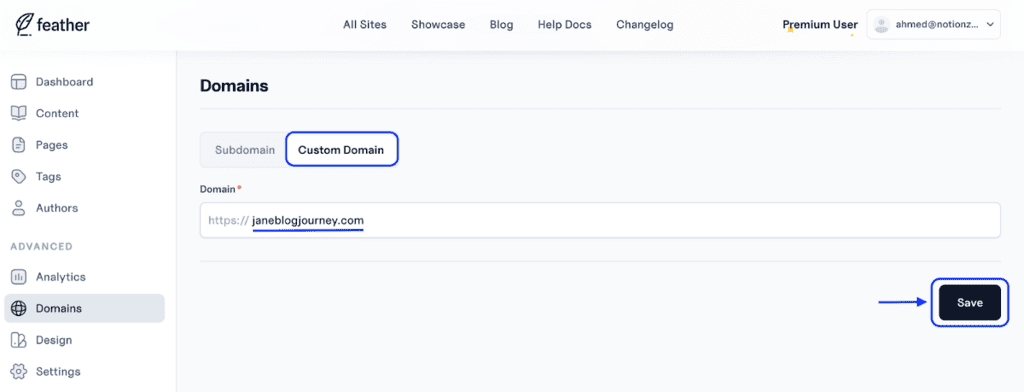 How to Create a Blog With Notion Using Feather [No-Code]