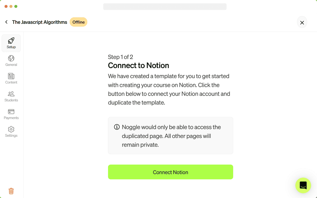 How to Create an Online Course with Notion Using Noggle - notionzen
